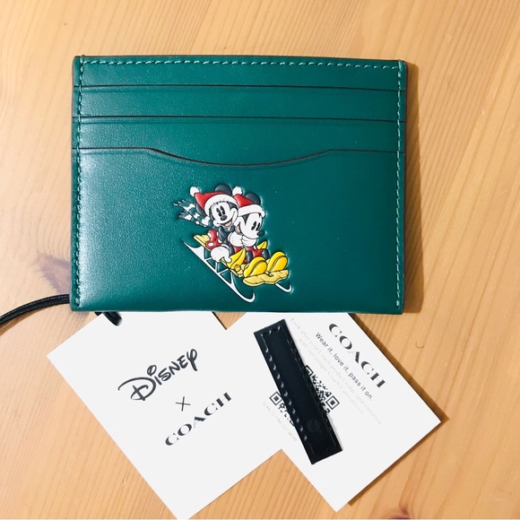 Coach | Bags | Disney X Coach Slim Id Card Case With Winter Friend ...
